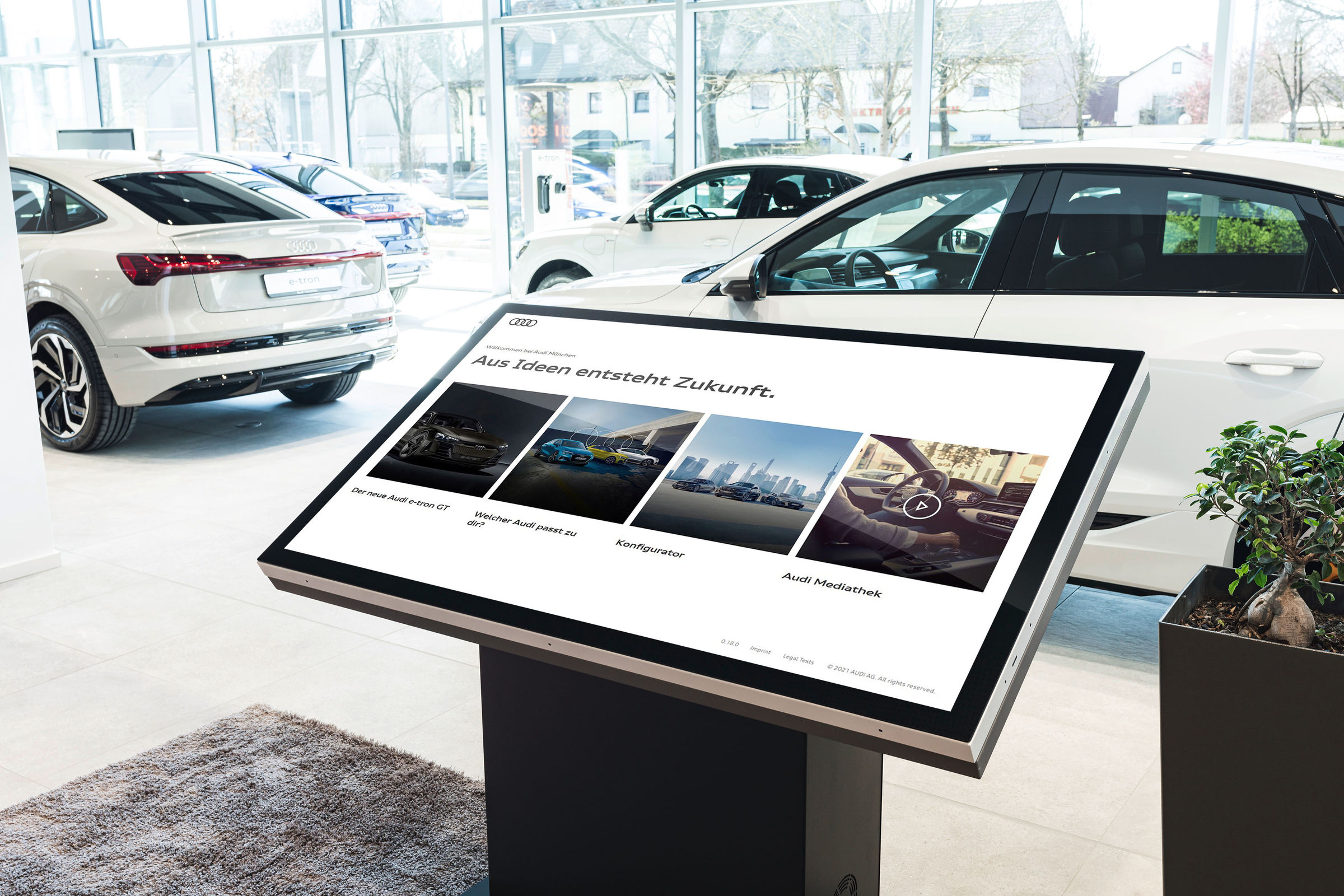 Audi revealed the new flagship store in Munich