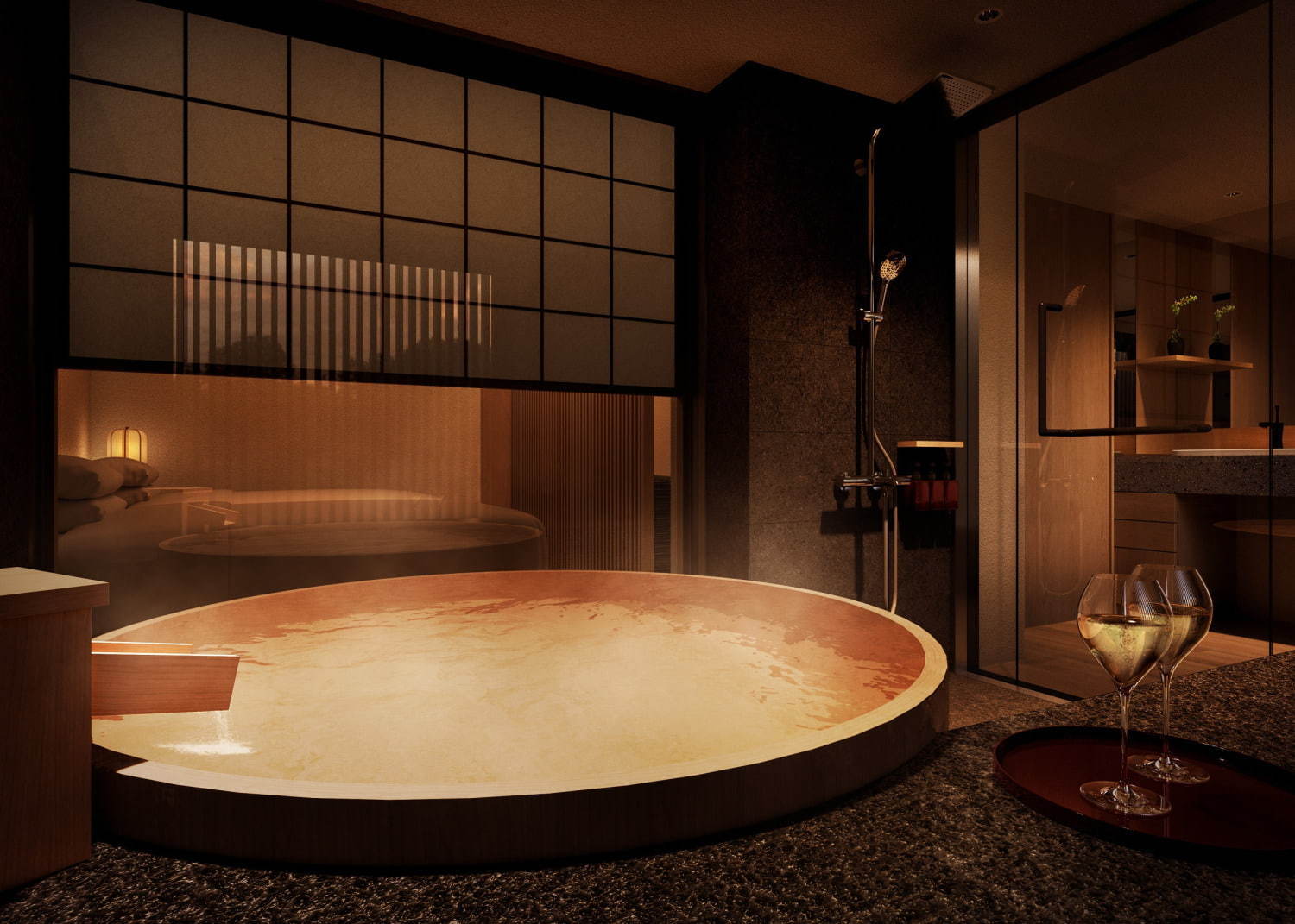 New luxury hot spring inn has opened in Kyoto