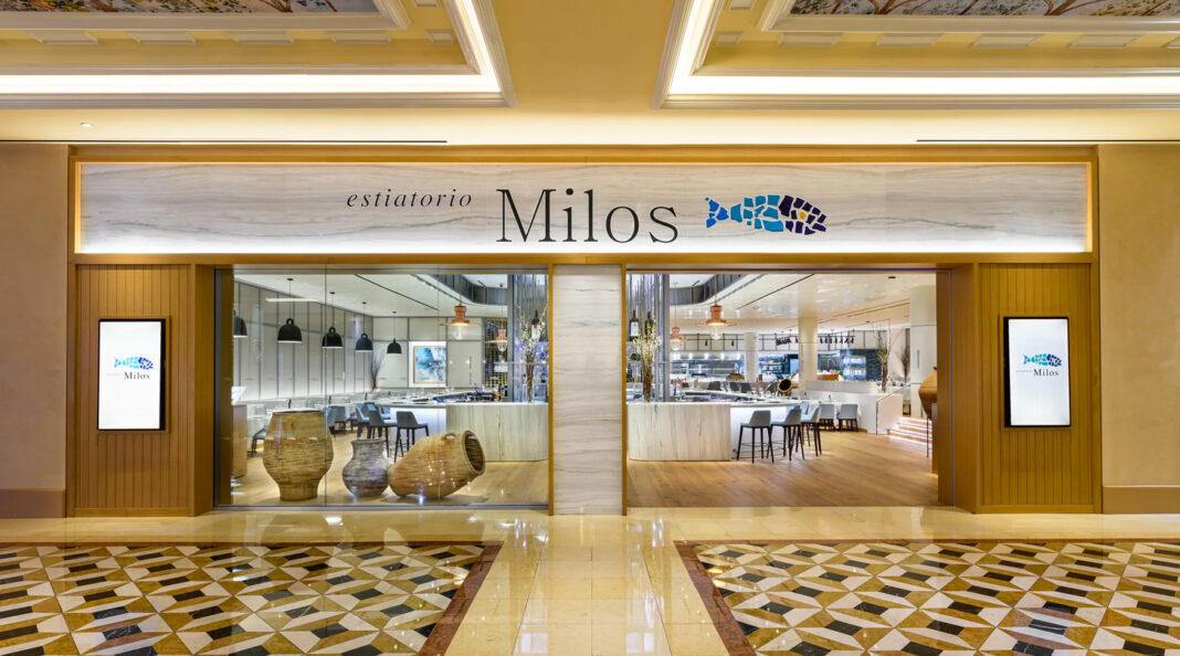 Estiatorio Milos by Costas Spiliadis is now open in Las Vegas