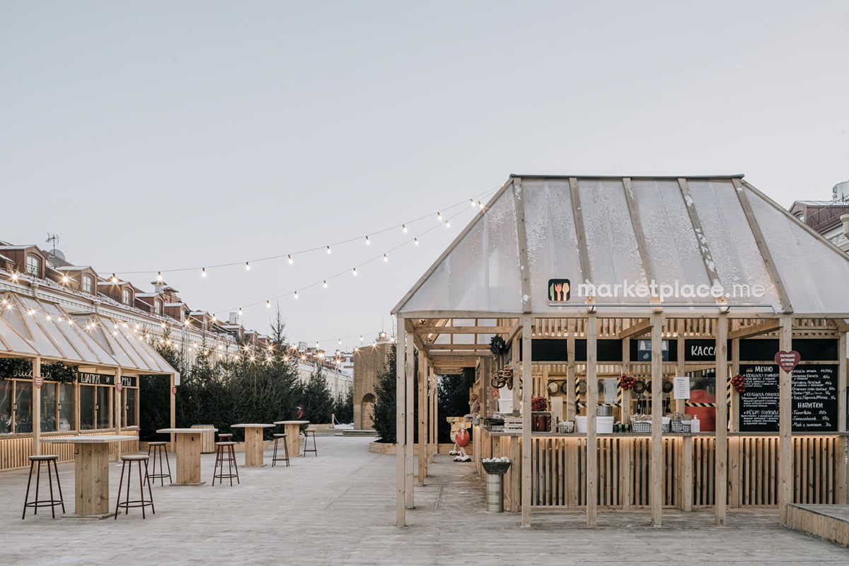 The design of the Nikolsky Rows Public Space in Russia
