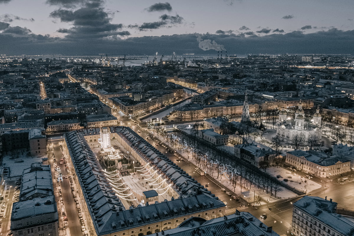 The design of the Nikolsky Rows Public Space in Russia