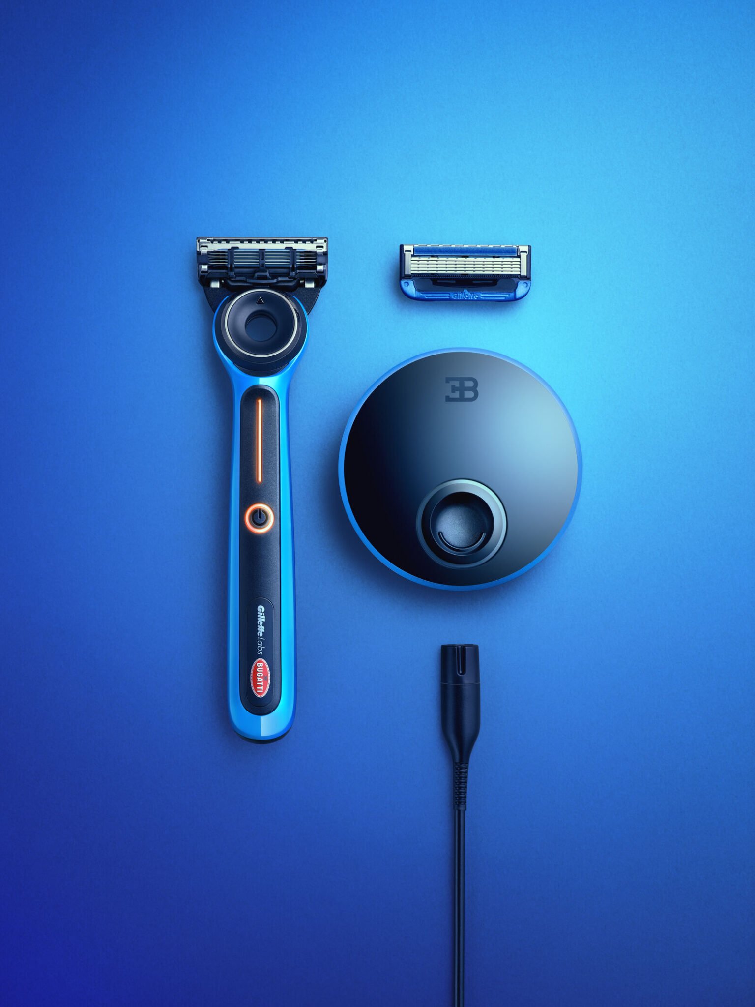 The GilletteLabs x Bugatti Special Edition Heated Razor