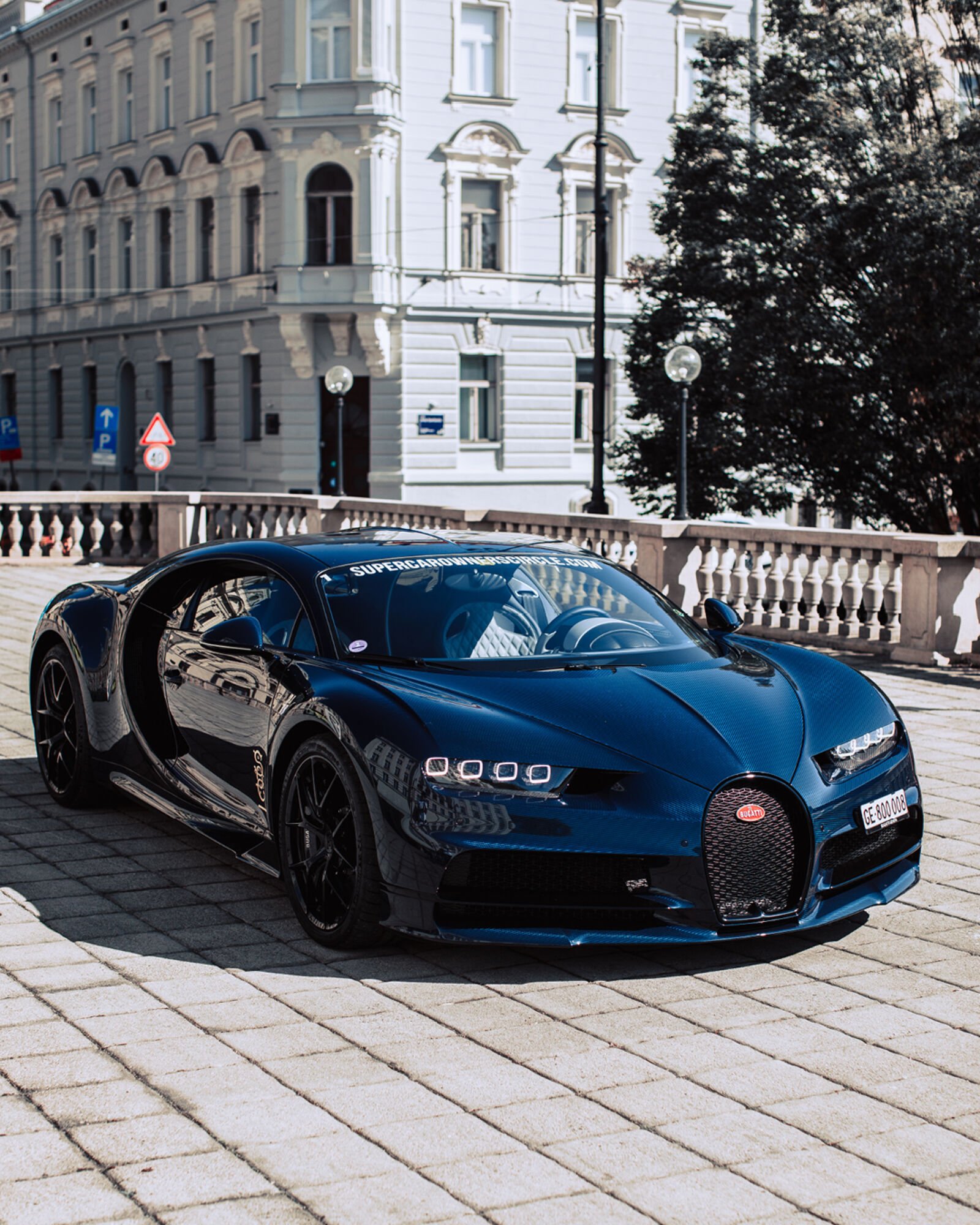 Five Bugattis were showcased at the SOC Croatia Weekend