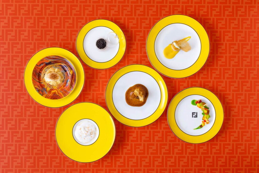 Limited Time Tasting Menu at Fendi x Anniversaire Cafe in Tokyo