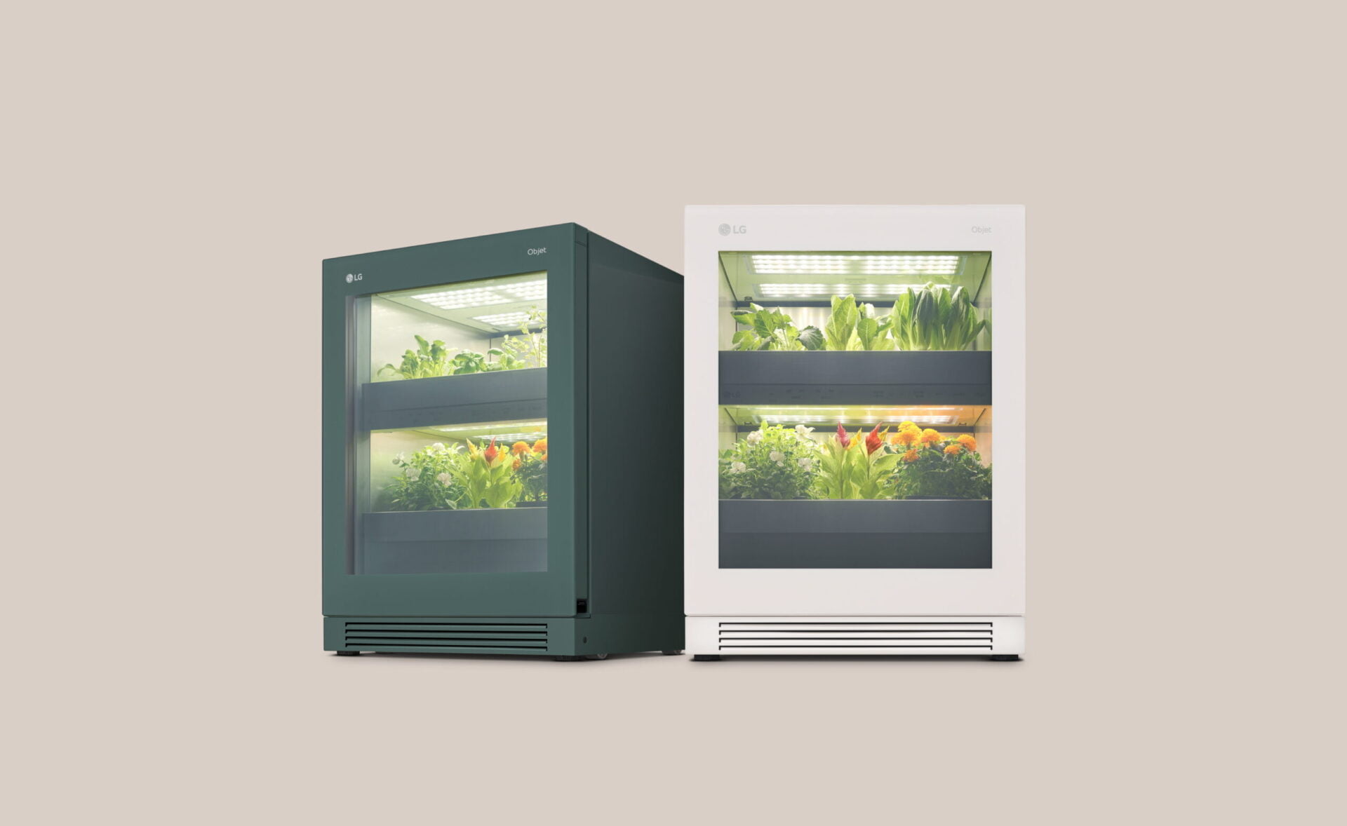 LG Electronics introduces a modern freestanding indoor gardening appliance