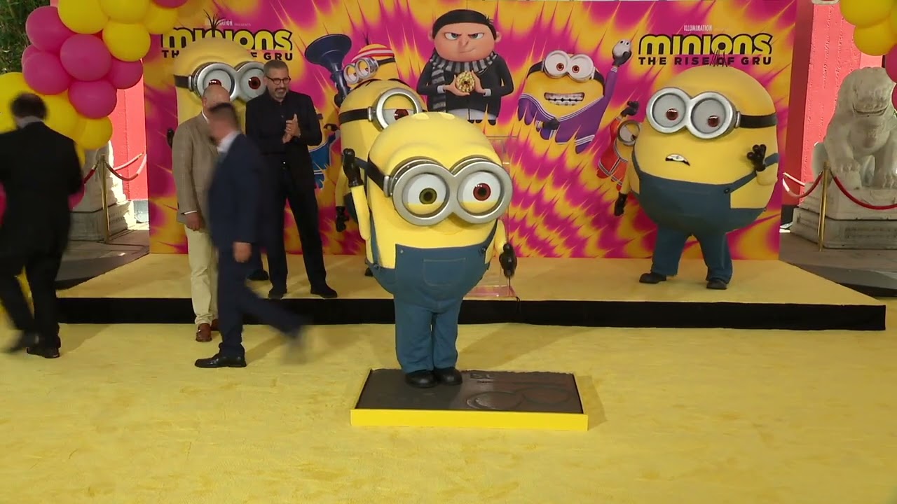 Minion Hand and Foot Ceremony at TCL Chinese Theatre in Los Angeles