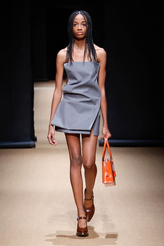 Prada Spring/Summer 2023 women’s collection - reflections, refractions ...