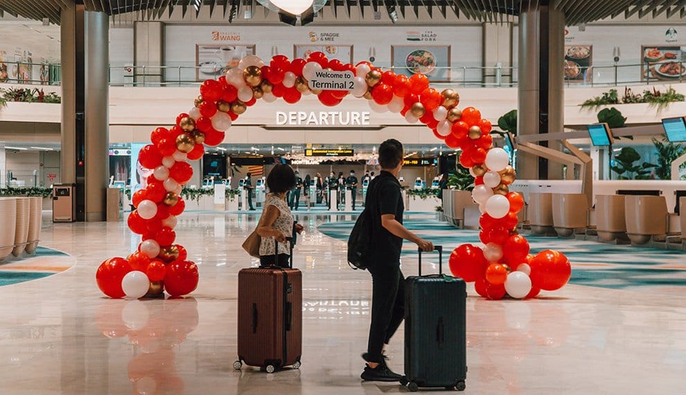 The southern wing of Terminal 2 at Changi Airport has reopened today ...