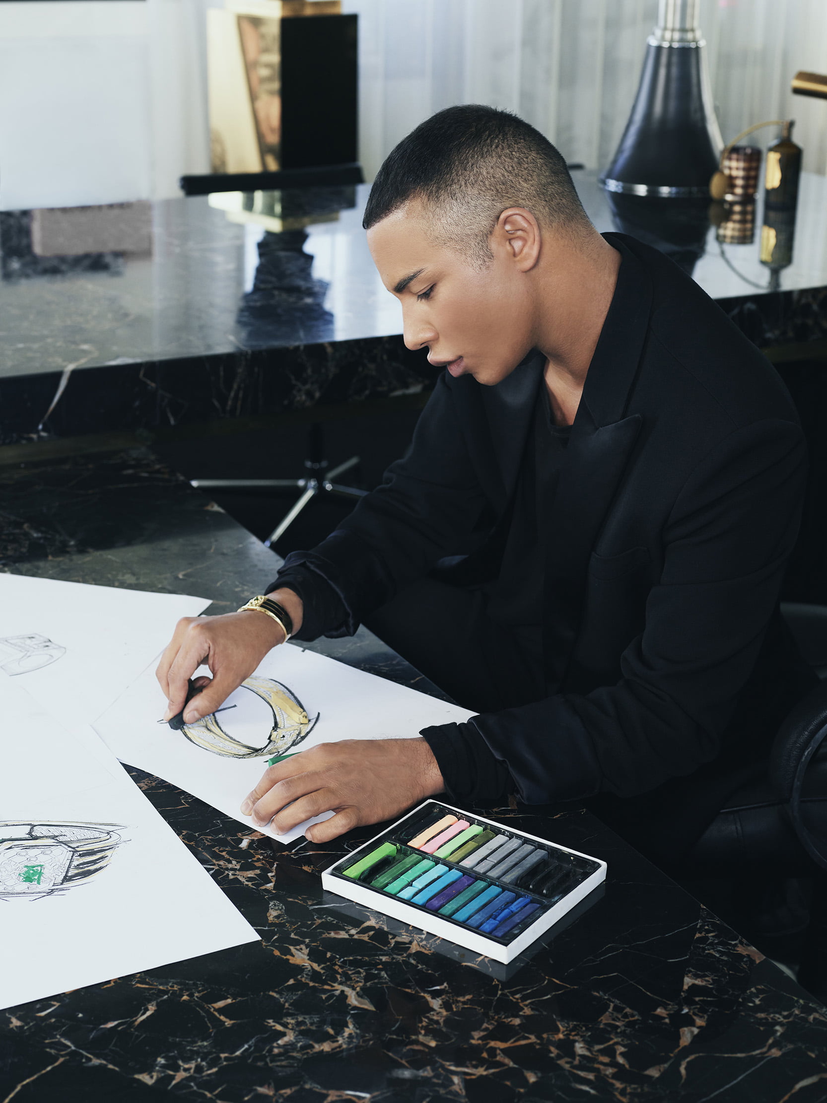 Introducing Balmain fine jewelry collection, designed by Olivier ...