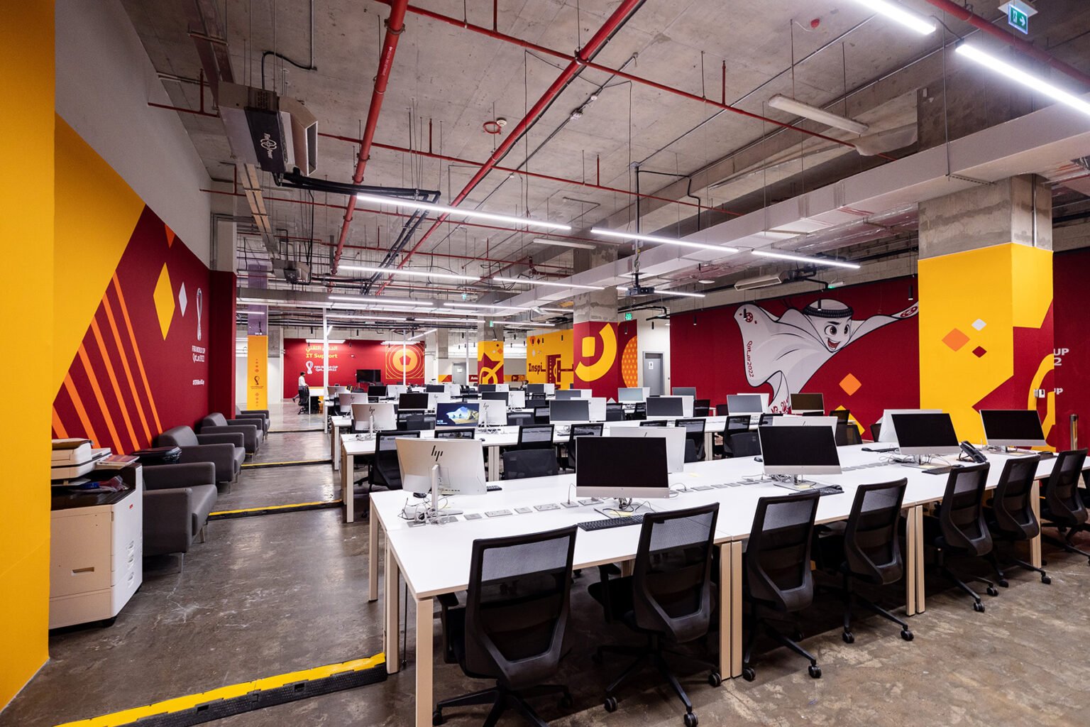 Giving you a tour inside the FIFA World Cup 2022 Qatar Media Center ...