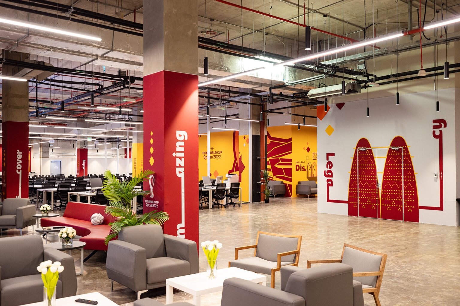 Giving you a tour inside the FIFA World Cup 2022 Qatar Media Center ...