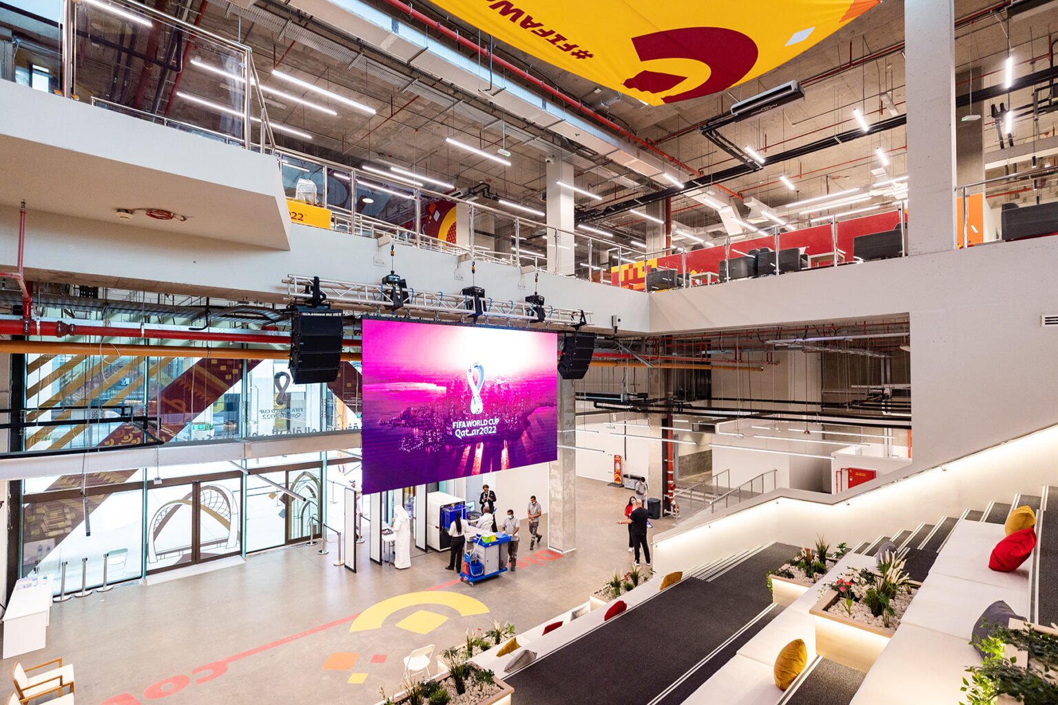 Giving you a tour inside the FIFA World Cup 2022 Qatar Media Center ...
