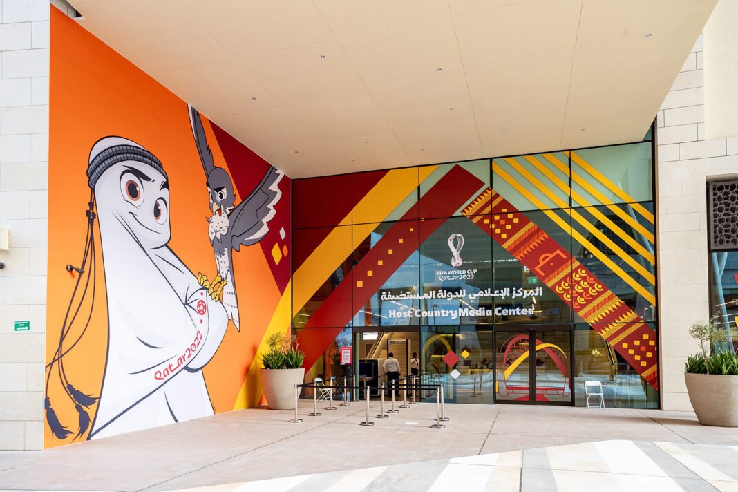 Giving you a tour inside the FIFA World Cup 2022 Qatar Media Center ...
