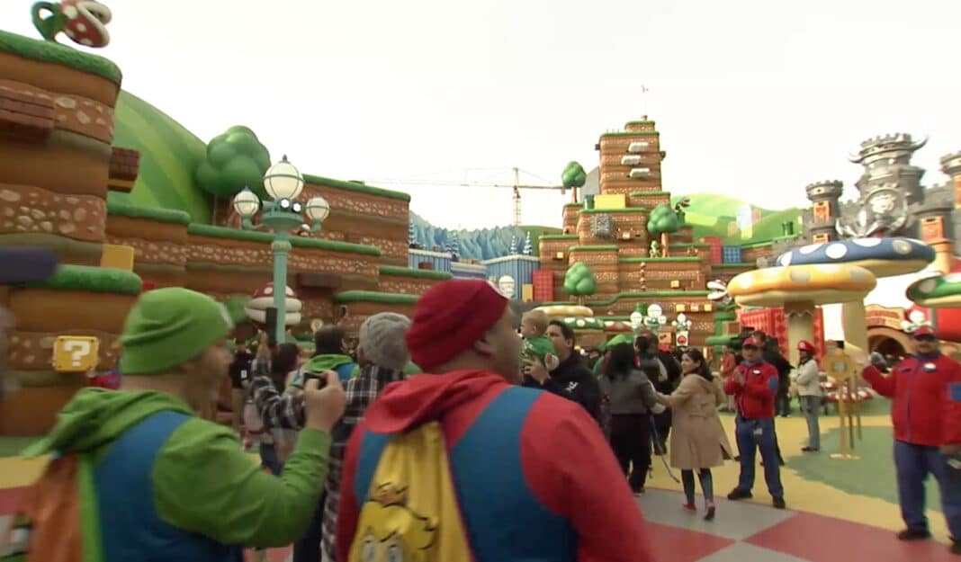 Universal Studios Hollywood Unveils Video of Super Nintendo World Grand ...