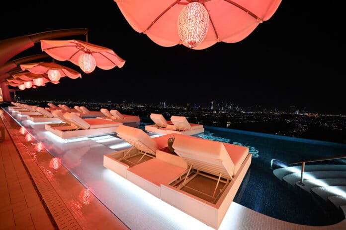 Launch party at Atlantis The Royal’s Cloud 22 Skypool with Kendall ...