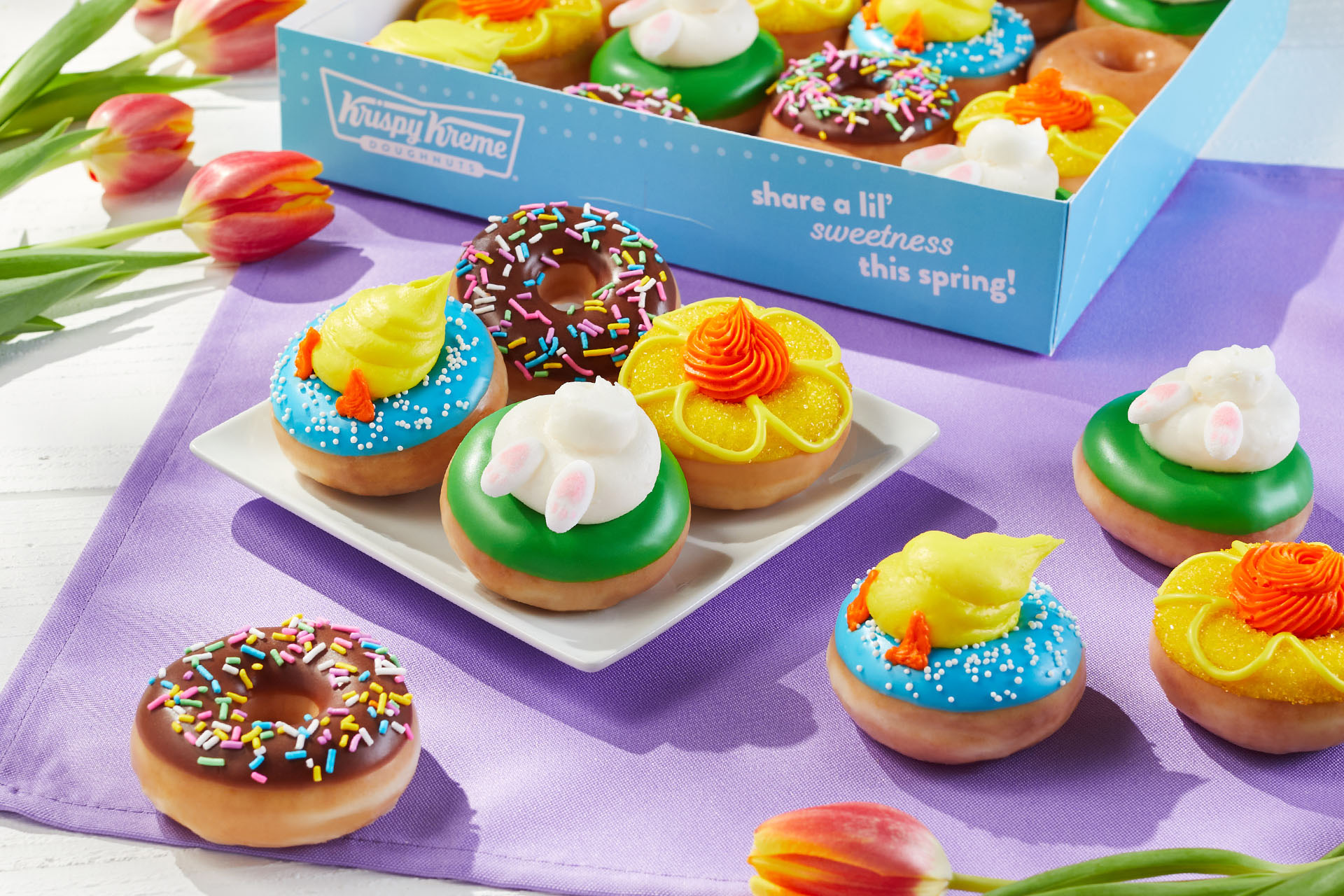 SNAP TASTE | Krispy Kreme® Unveils Adorable and Delicious Spring Mini ...