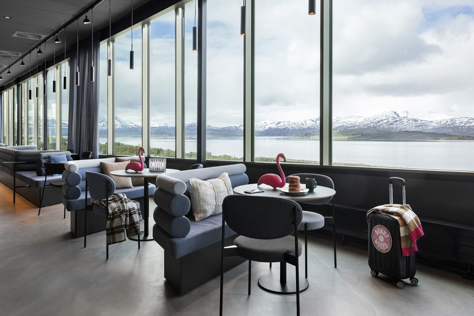 SNAP TASTE | Moxy Tromsø’s Sky Bar: Vibrant Social Space with ...
