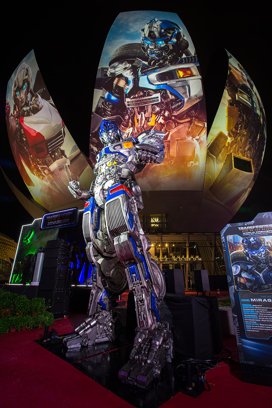 SNAP TASTE | Transformers: Rise of the Beasts Unleashed at Marina Bay ...