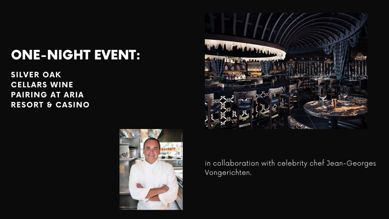 One-Night Event: Silver Oak Cellars Wine Pairing at ARIA Resort ...