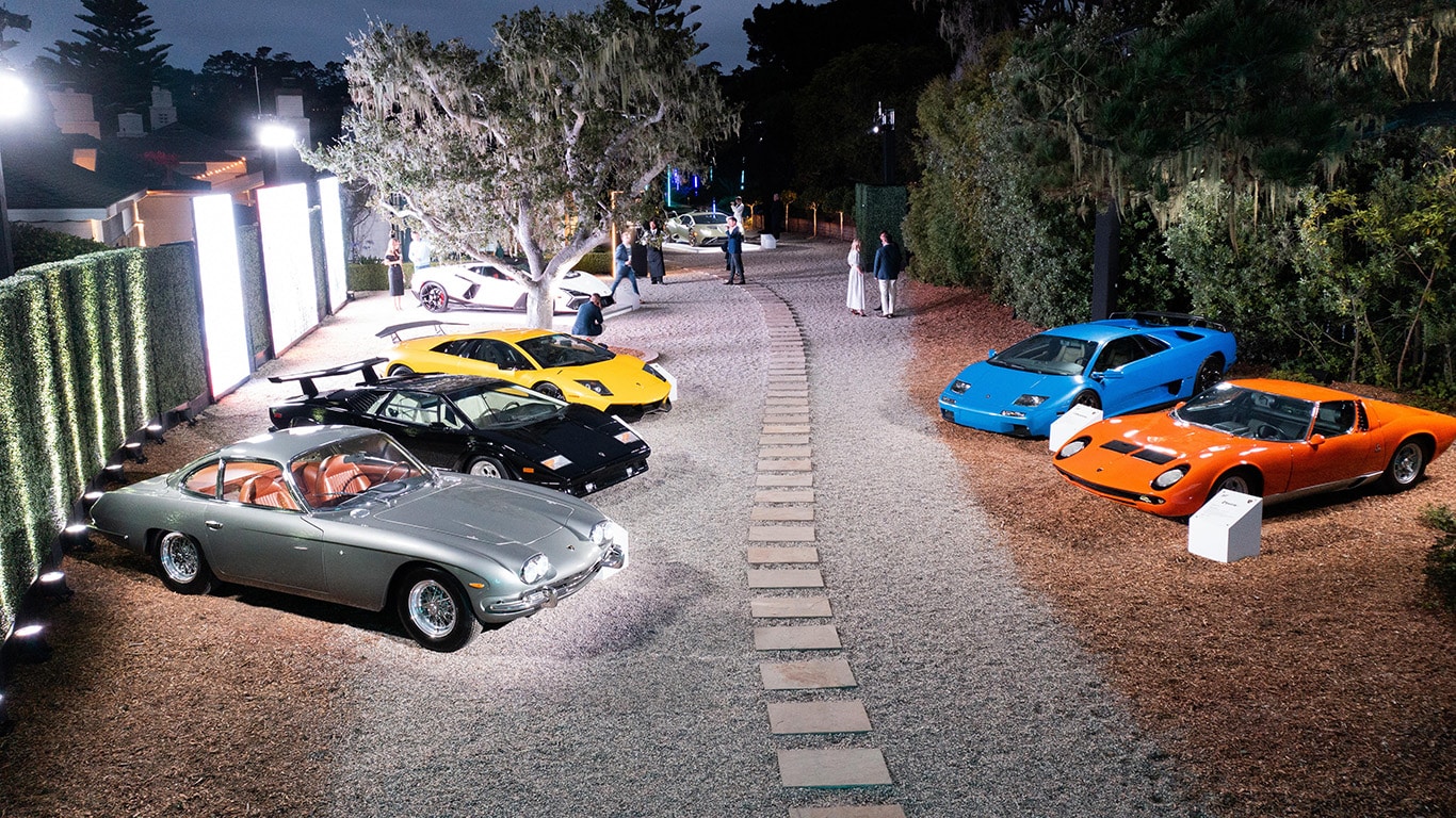 Lamborghini’s 60th Anniversary at Exclusive Monterey Car Week Lounge ...