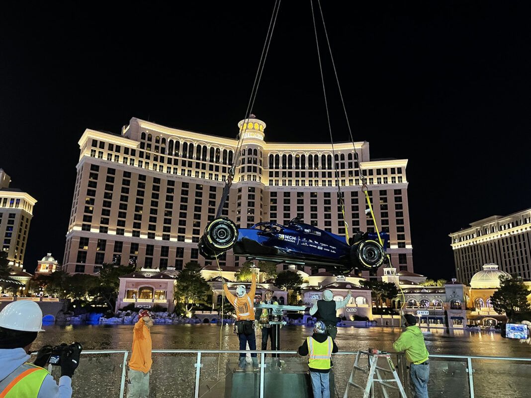 SNAP TASTE | MGM Rewards F1 Show Car at Bellagio Fountain Club