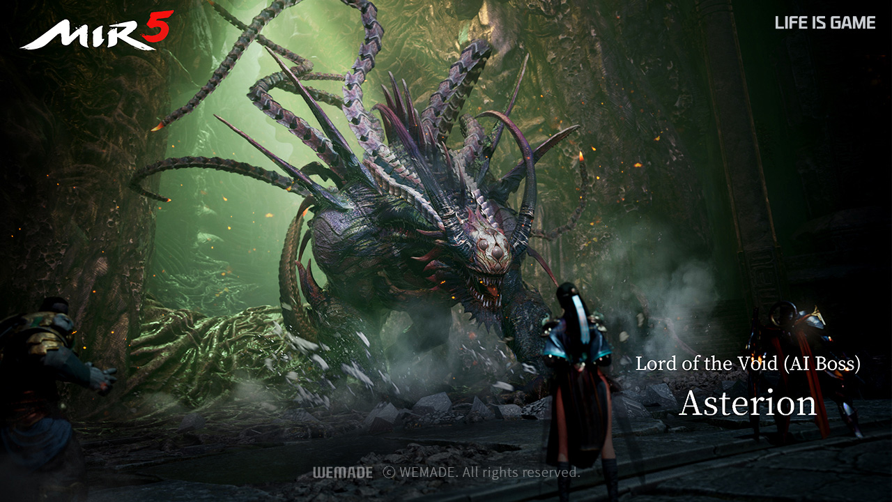 Wemade Next and NVIDIA Introduce AI Boss ‘Asterion’ for MIR5 at CES 2025 | SNAP TASTE