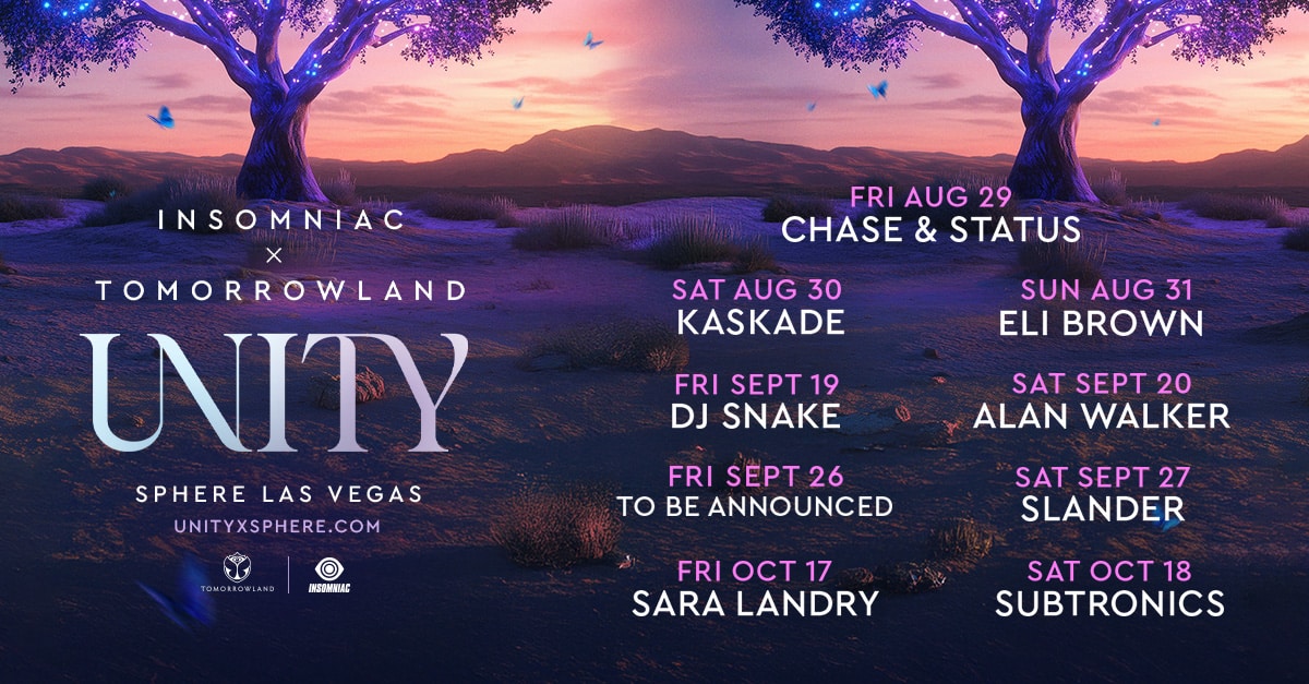 Insomniac and Tomorrowland Unite for Groundbreaking UNITY at Sphere ...